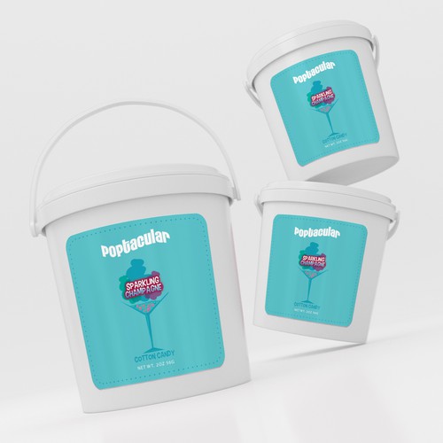 FUN COTTON CANDY LABEL | Product label contest