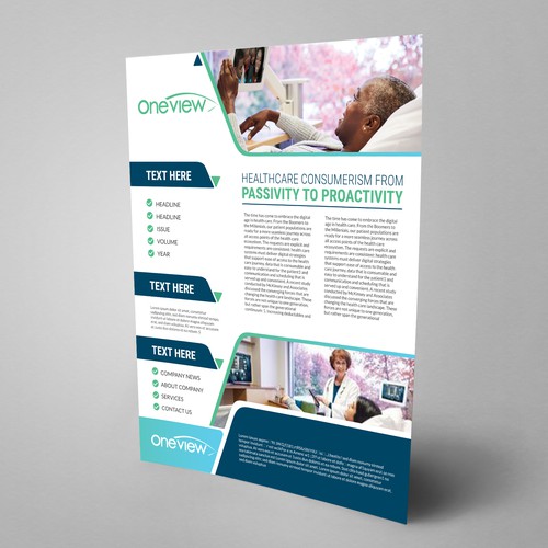 Create a nifty, editable eye-catching newsletter template | Postcard ...