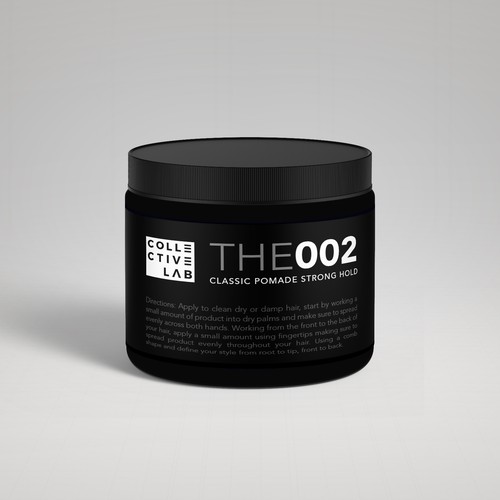 minimalist/edgy label for men's grooming brand | Product label contest