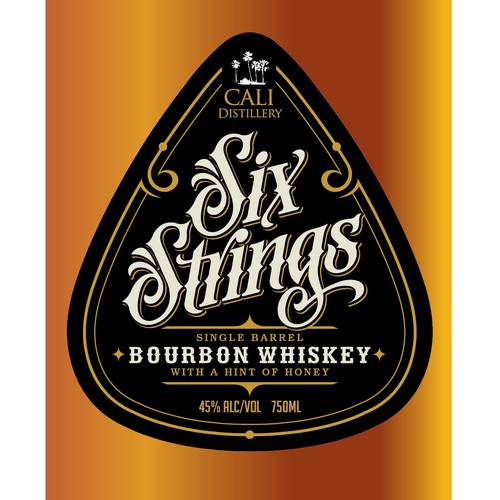 Designs | Steel String Signature Whiskey | Product label contest