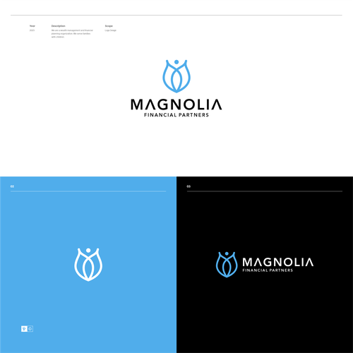 Designs | Magnolia Financial Partners logo that appeals to families ...