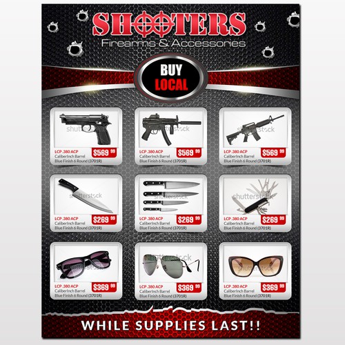 Flyers needed for family owned gun store!!!! | Postcard, flyer or print ...