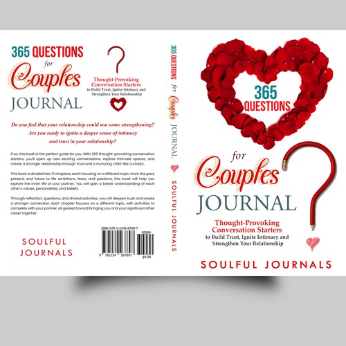 Designs | BOOK COVER: '365 Questions for Couples Journal' by Soulful ...
