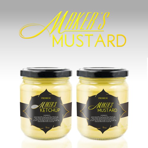 Label design for artisan condiments | Product label contest