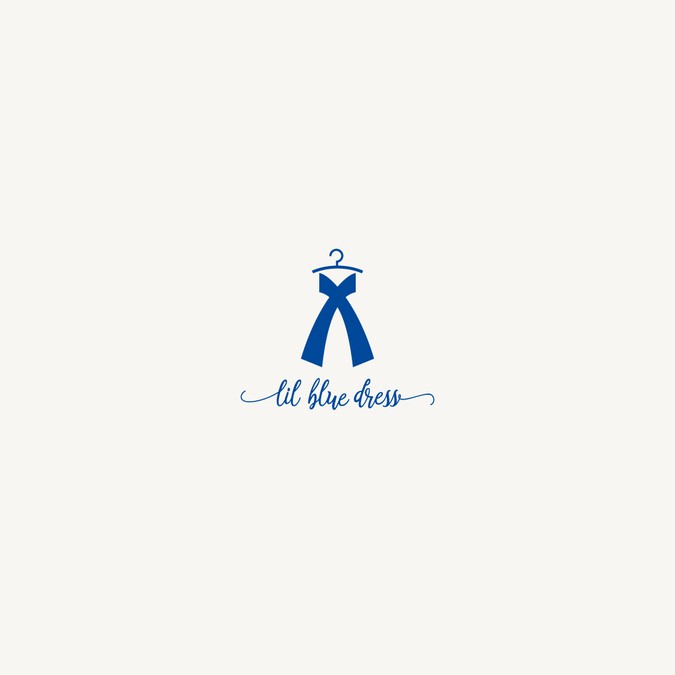Design an abstract yet sophisticated dress logo for Little Blue Dress ...
