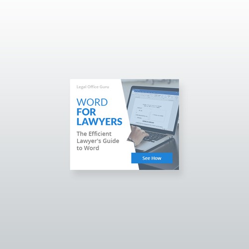 Create a banner ad for Legal Office Guru Microsoft Word course | Banner ...