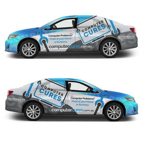 Design a world class Car Wrap for Computer Repair and IT Support ...