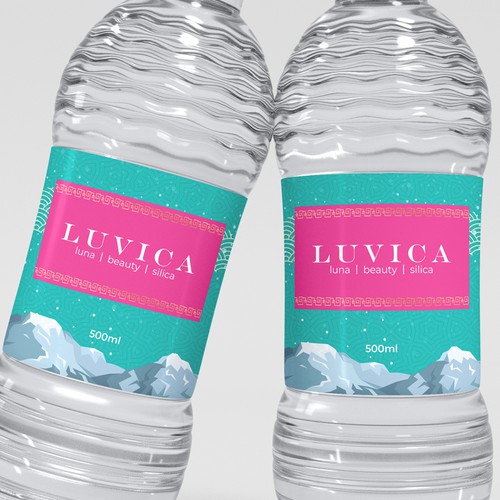 Designs | Label design for [beauty mineral water] for women | Product ...