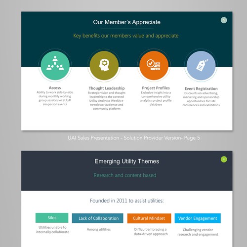 UAI Sales Presentation - Update + Unlocking | PowerPoint template contest