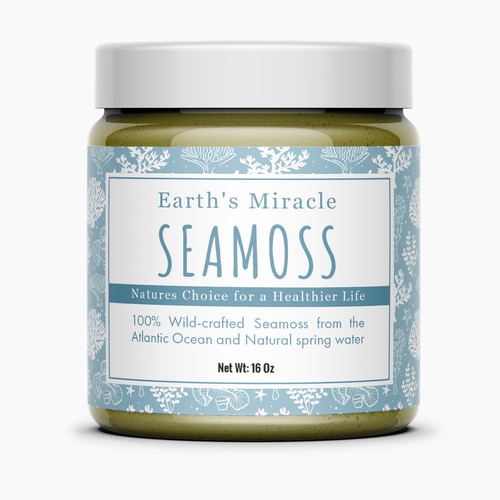 Designs | Design a Label for our Sea Moss Gel Product | Product label ...