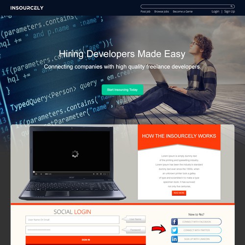 Designs | Create a stunning NEW front page for a SaaS company | Landing ...