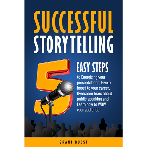 Designs | An eye-catching book cover on how to tell a great story at ...