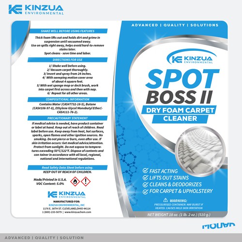 INNOVATIVE CHEMICAL COMPANY NEEDS MODERN, INDUSTRIAL PRODUCT LABEL ...