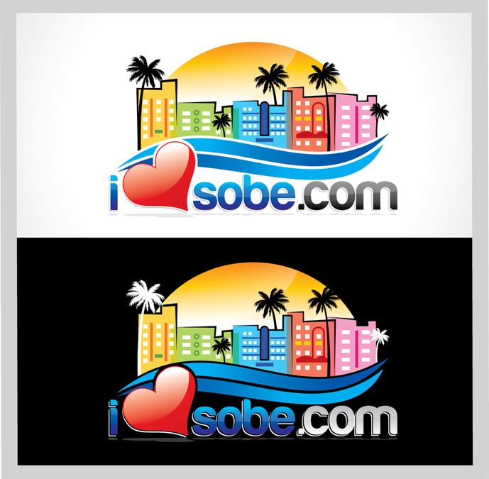 I Love South Beach (SoBe) Logo | Logo design contest