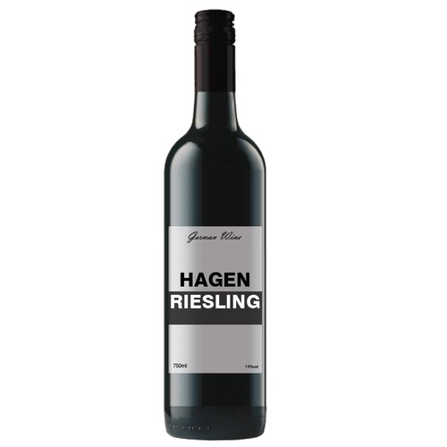 Create a tight and modern German riesling label | Product label contest
