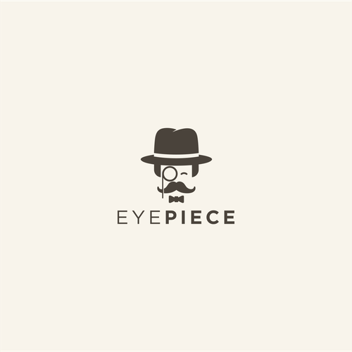 Designs | vintage logo of historical monocle/mustache man head | Logo ...