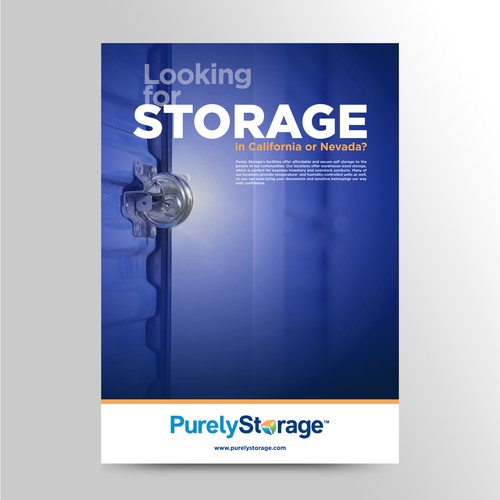Create Professional Office Poster Template for Purely Storage Locations ...