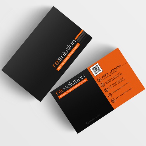 Business Card for Small Software Development Company | Business card ...