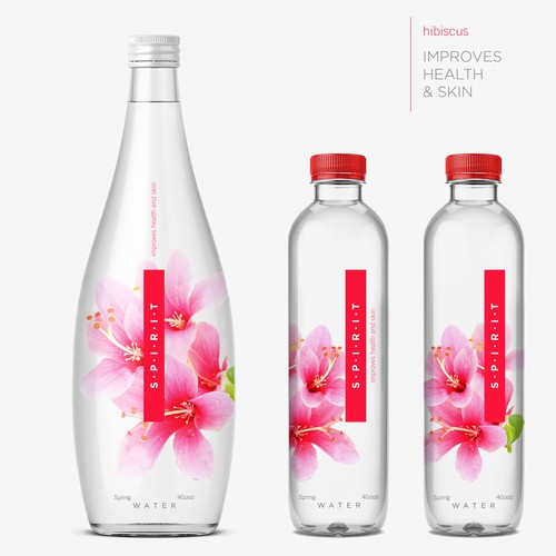 Spirit water logo and bottle design | Logo & brand identity pack contest