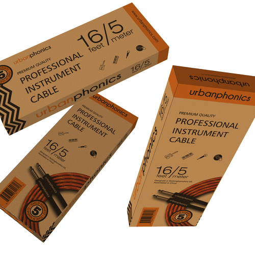 A Pro Instrument Cable Rectangular Packaging Box | Product packaging ...