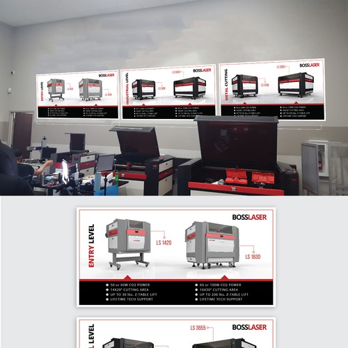 Design 4x8' Laser Machine Banners | Poster contest