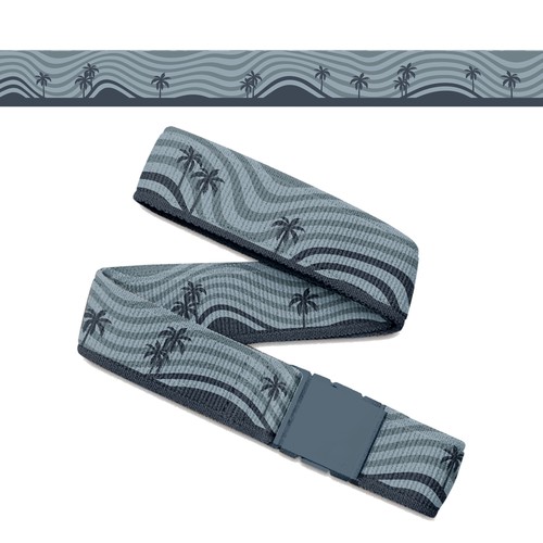Designs | Palm/wave/beach design, Fabric Belt; Mens Outdoor/surf Brand ...
