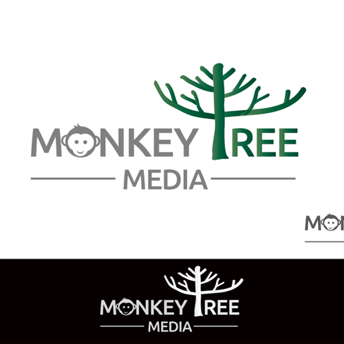 Create a logo for our new brand: Monkey Tree Media | Logo design contest