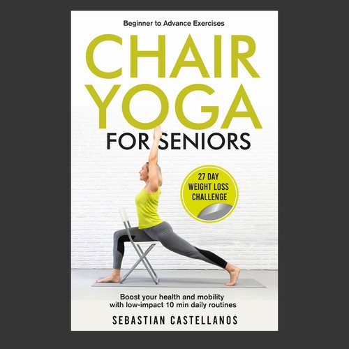 Designs | Chair Yoga book cover | Book cover contest
