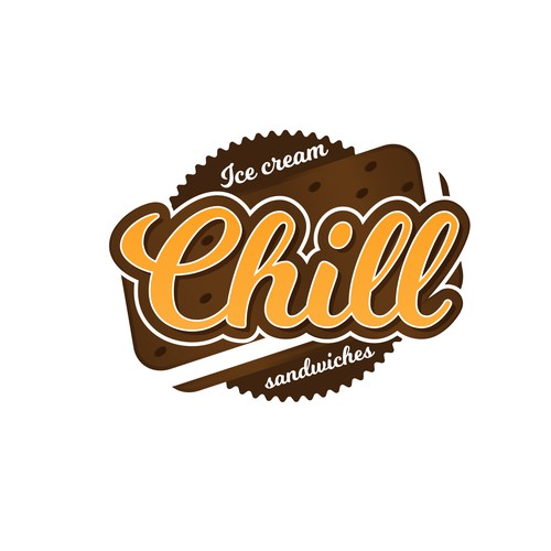 Design a upbeat logo for "Chill Ice Cream Sandwiches" | Logo design contest