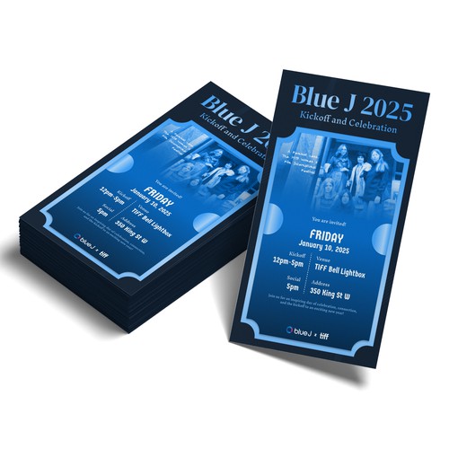 Designs | Corporate and social event invitation at a movie theatre ...