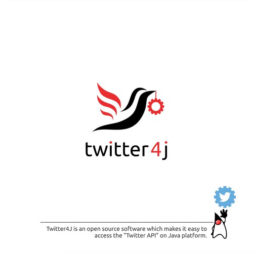 logo contest for an open source software - Twitter4J | Logo design contest