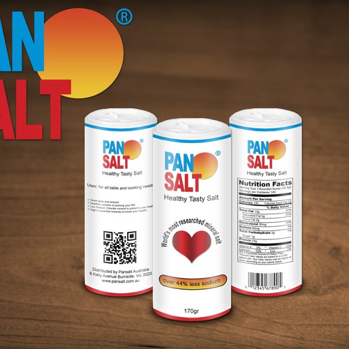 Design a high quality label for a Premium Healthy Salt Alternative ...