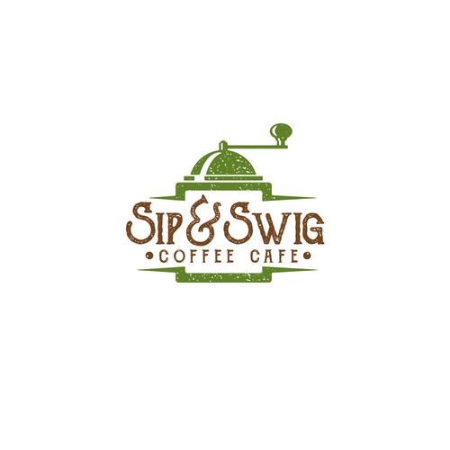 Sip & Swig Coffee Cafe | Logo design contest