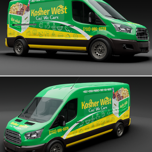Designs | Kosher Supermarket Truck | Car, truck or van wrap contest