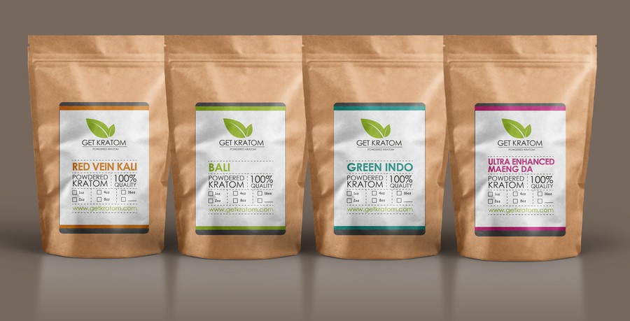 Create a clean package design for Get Kratom | Product label contest