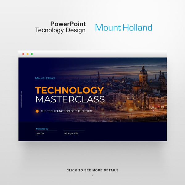 Power point design for tech startup | PowerPoint template contest ...
