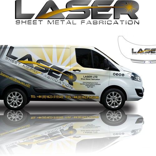 Eye catching visually stunning vehicle wrap for Laser Ltd | Car, truck ...