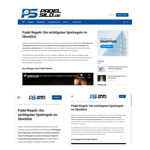 Designs | New logo for a padel tennis website with a focus on products ...