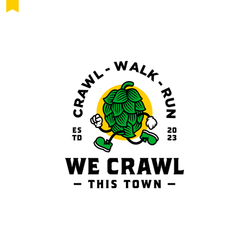 Designs | We Crawl this Town | Logo design contest