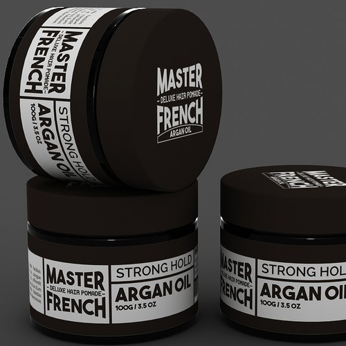 Product label for Master French mens hair pomade. Guaranteed! | Product ...