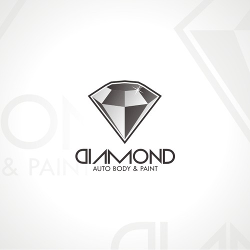 High end auto body shop- Diamond | Logo design contest