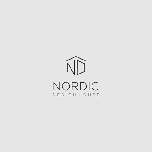 Nordic House Logo Design A Luxurious Logo For Nordic Design House
