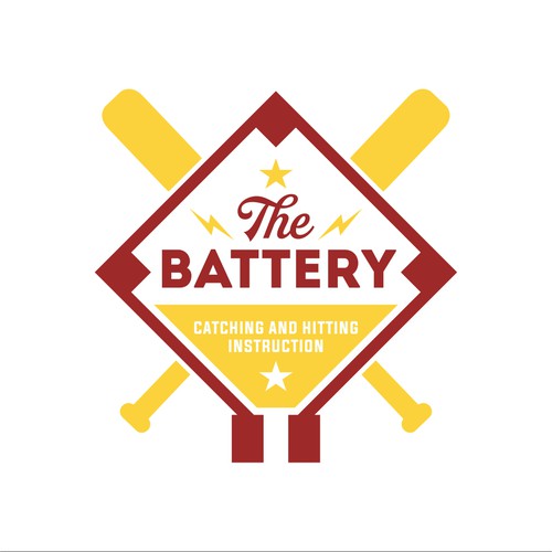 The Battery - Logo for Baseball Hitting & Catching Instruction | Logo ...