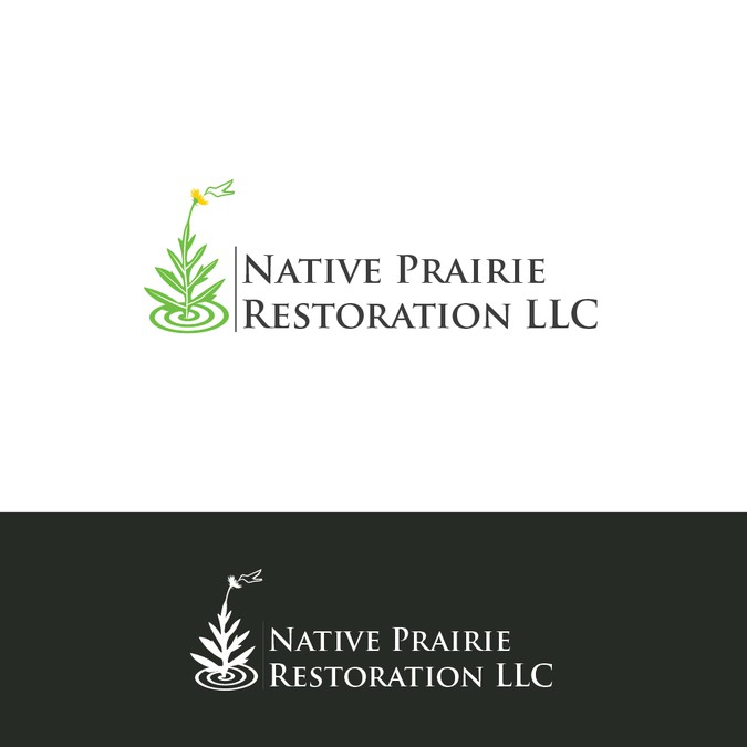Create a visually appealing, organic logo for our native prairie ...
