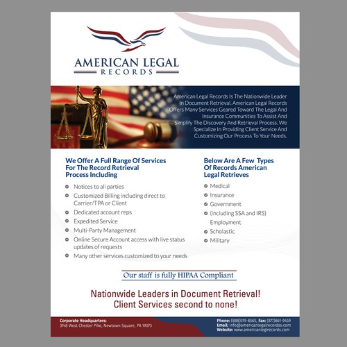 GUARANTEED!!!! Design Eye Catching One Page Flyer for our New Document ...