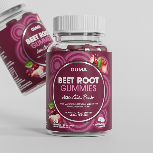 Designs | ⭐ Design a Product Label For Beet Root Gummies That Sticks ...