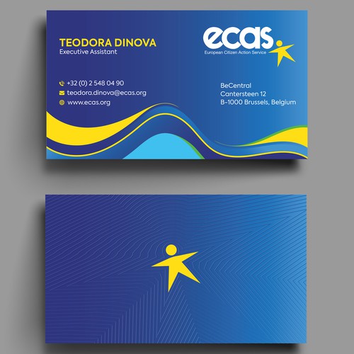 Designs | Design a classy business card for a Brussels-based EU-focused ...