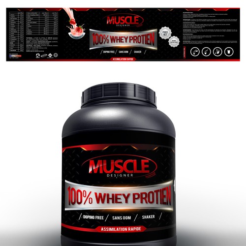 MUSCLE DESIGNER NUTRITION - Label design | Product label contest