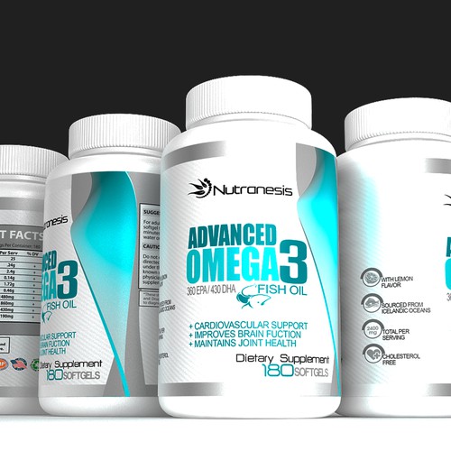 Designs | Create the Product Label for Omega-3 | Product label contest