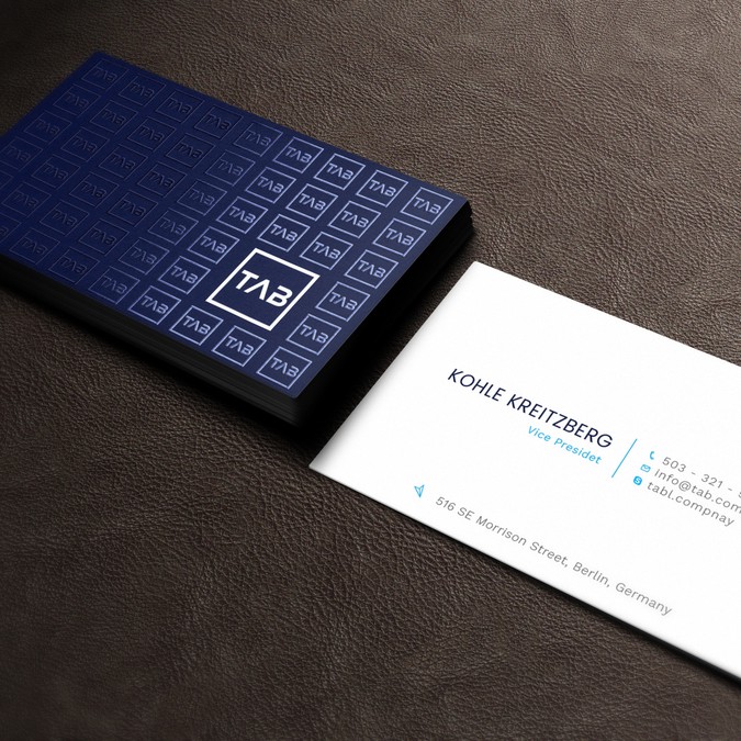 TAB Business Card | Business card contest